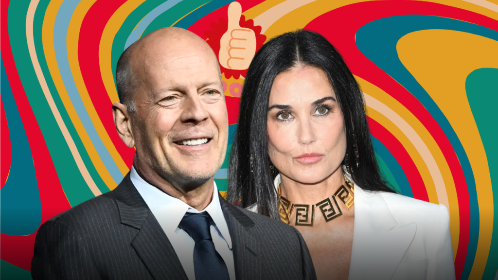 Demi Moore e l'ex marito Bruce Willis: insieme fino alla fine
