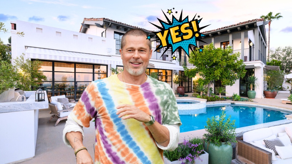 Brad Pitt cambia casa e vita: nuova convivenza con Inés